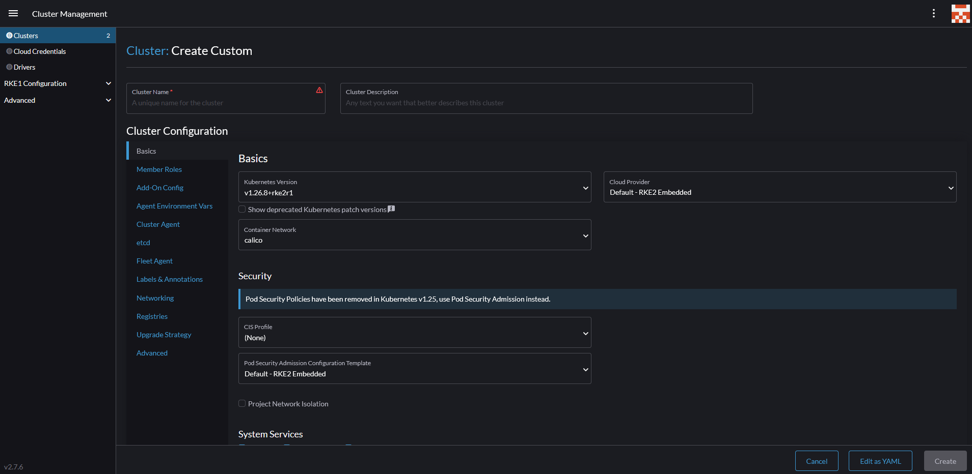 Create a Kubernetes Cluster with Rancher - Finchett.com